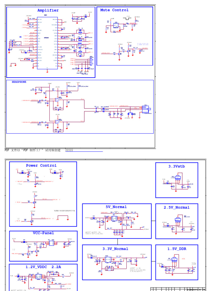 TDA1308 Audio Circuit Schematic | PDF