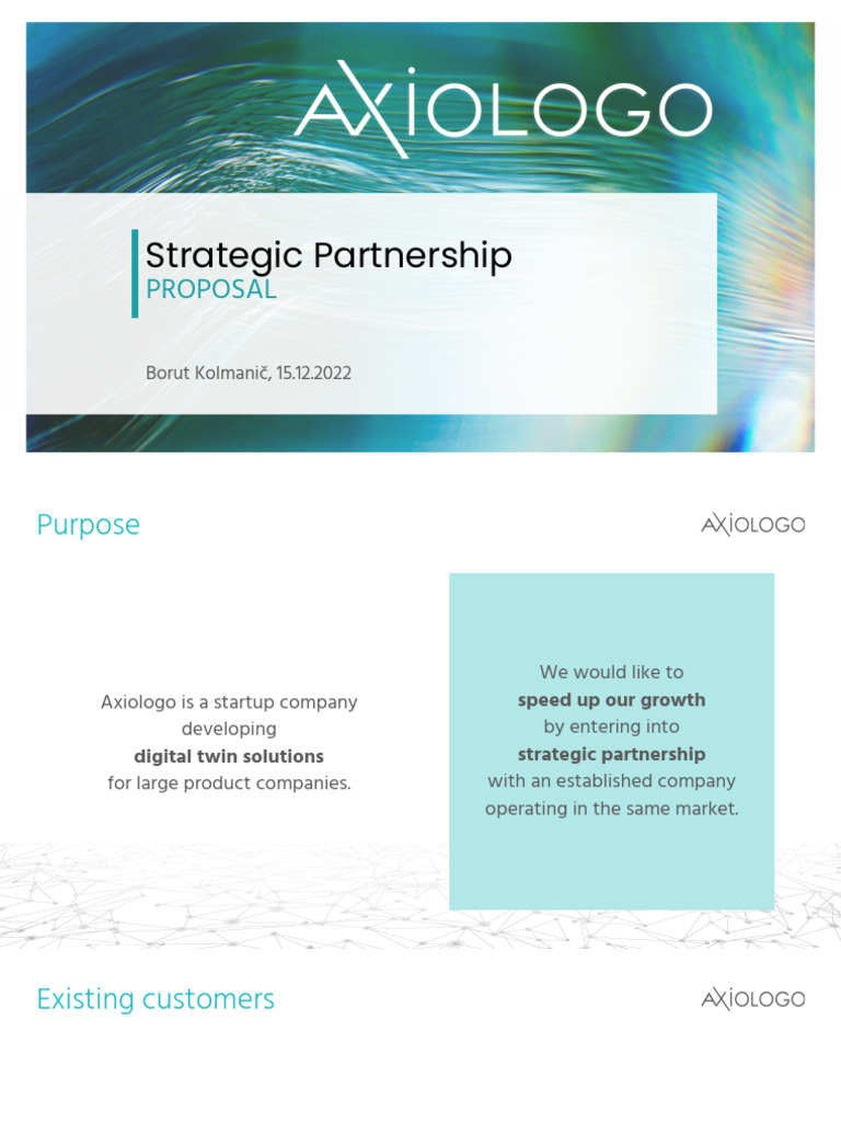 Strategic Partnership Proposal Overview | PDF | Economies | Business