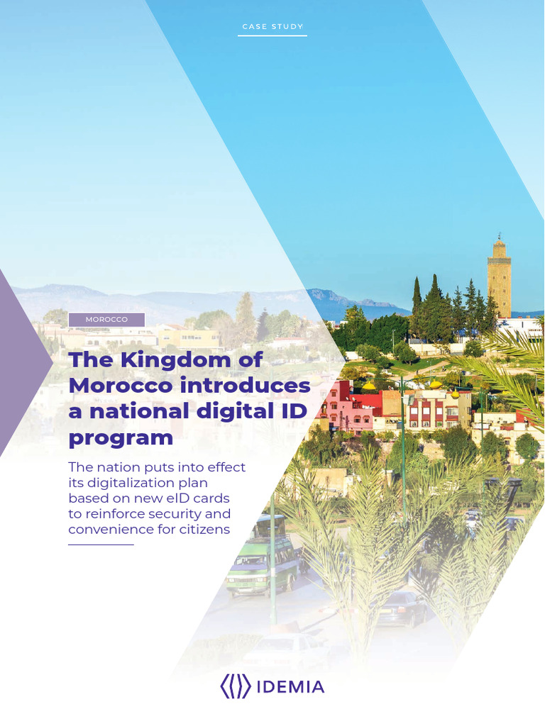 Idemia National Digital Id Program Kingdom Morocco Case Study 202206 | PDF | Authentication ...