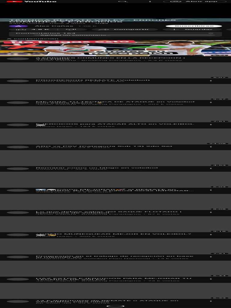 Técnica Remate Voley - Errores Comunes y Ejercicios - Youtube | PDF ...