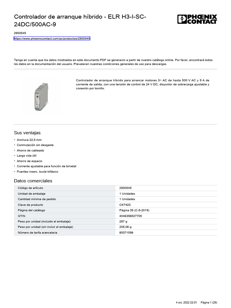 phoenix-contact-2900543-es_Contactor trifasico estado solido 9A | PDF ...