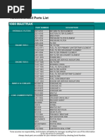 Strickland Tracks | PDF | Mechanical Engineering | Manufactured Goods