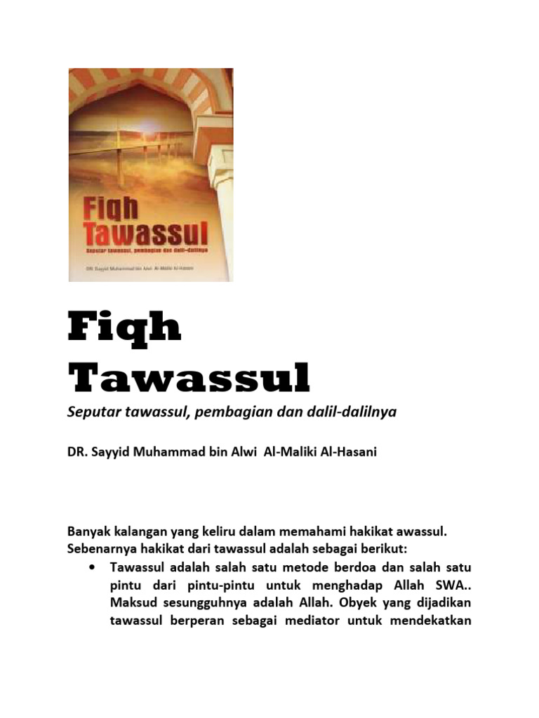 Fiqh Tawassul | PDF