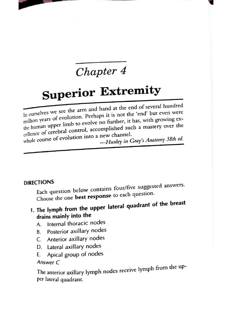 Superior Extremity | PDF