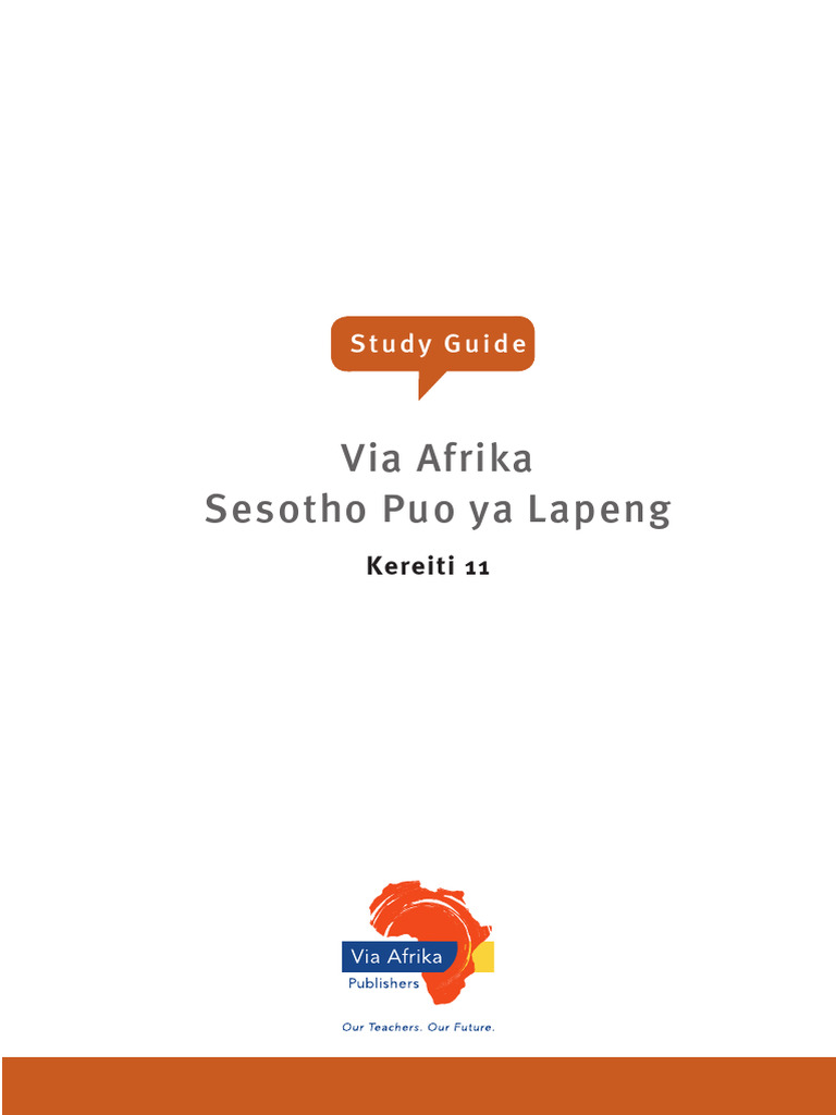 Sesotho Puo Ya Lapeng | PDF
