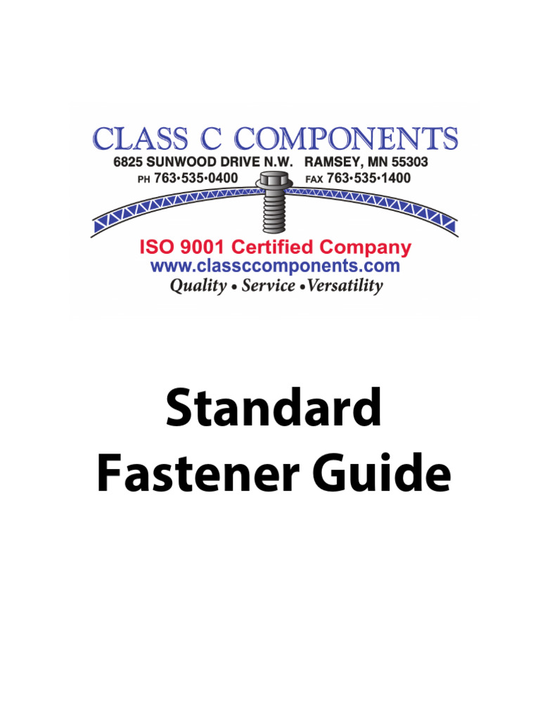 Fastener Guides | PDF | Screw | Metals