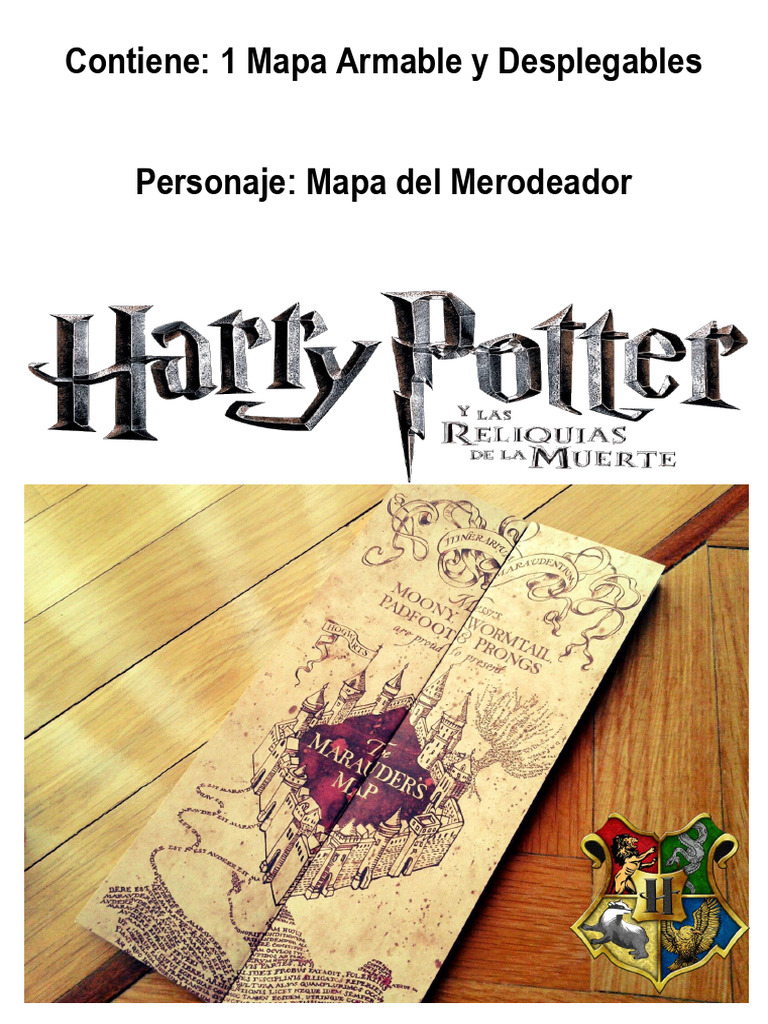 Mapa Del Merodeador | PDF | Libros para adolescentes