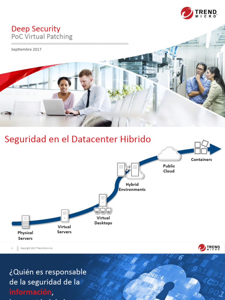 Presentación Deep Security VirtualPatch | PDF | Informática