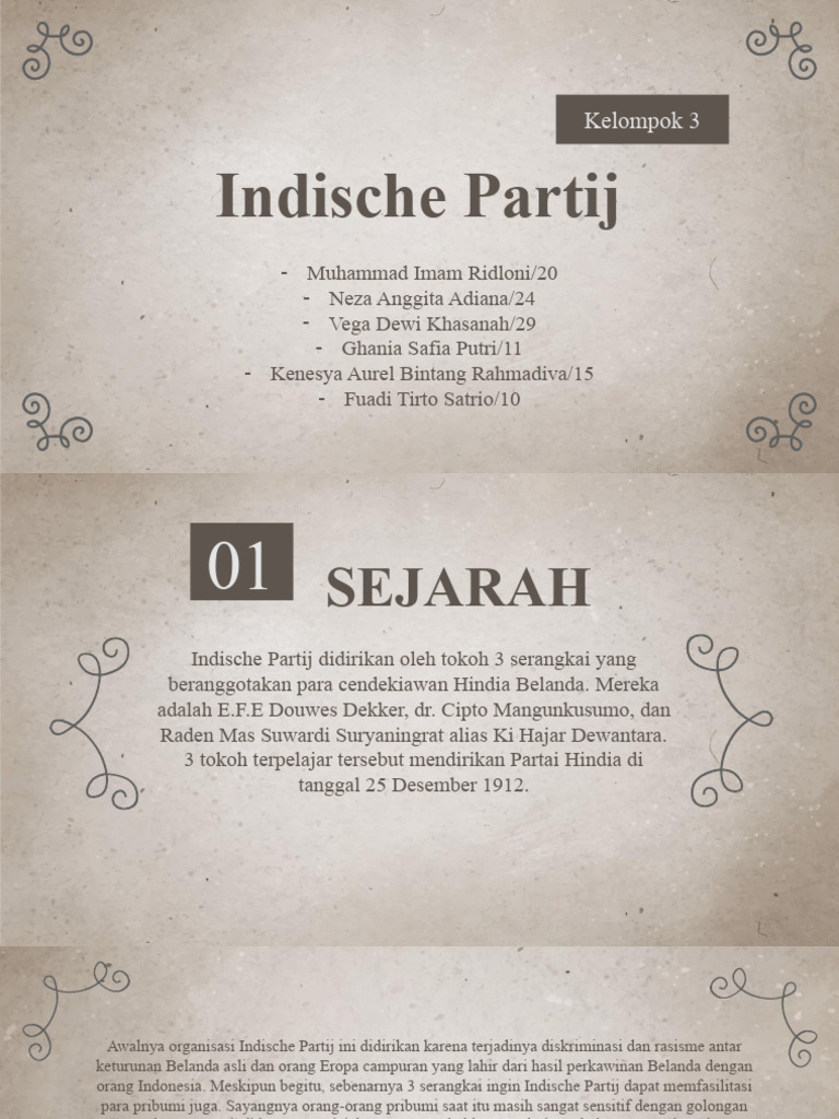 Indische Partij - Kelompok 3 | PDF | Politik