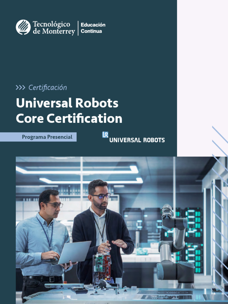 EC - Universal Robots Core Certification | Descargar gratis PDF | Robot | Robótica