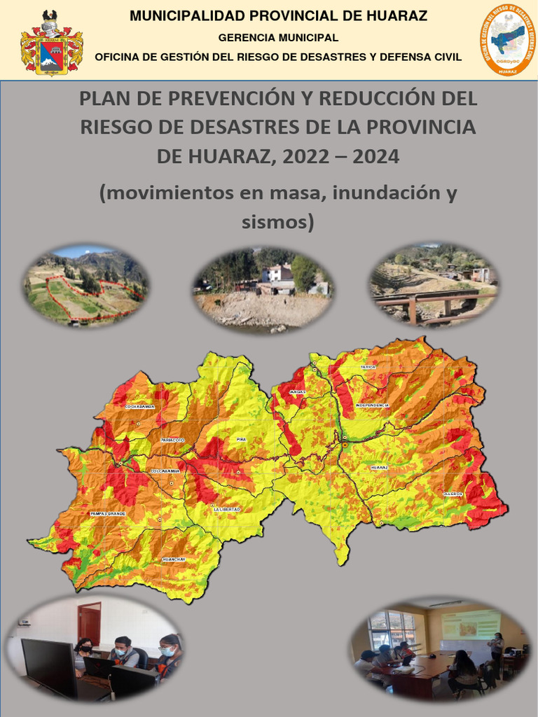 Plan de Prevencion y Reduccion Del Riesgo de Desastres de La Provincia de Huaraz 2022 2024 | PDF ...