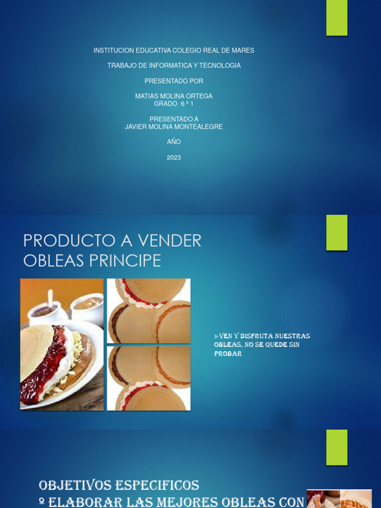 Obleas 5 | PDF | Alimentos | Comida y bebida