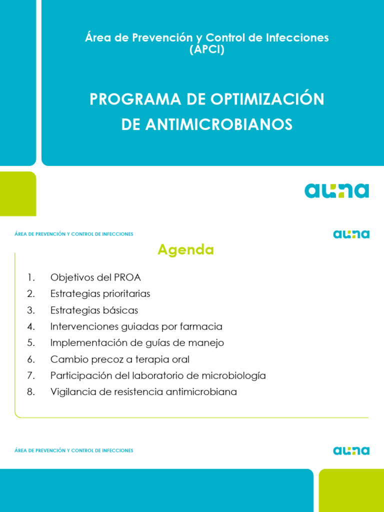 Capacitacion PROA - 2022 | PDF | Antimicrobiano | Resistencia ...