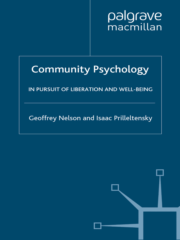 Geoffrey Nelson - Isaac Prilleltensky - Community Psychology - in ...