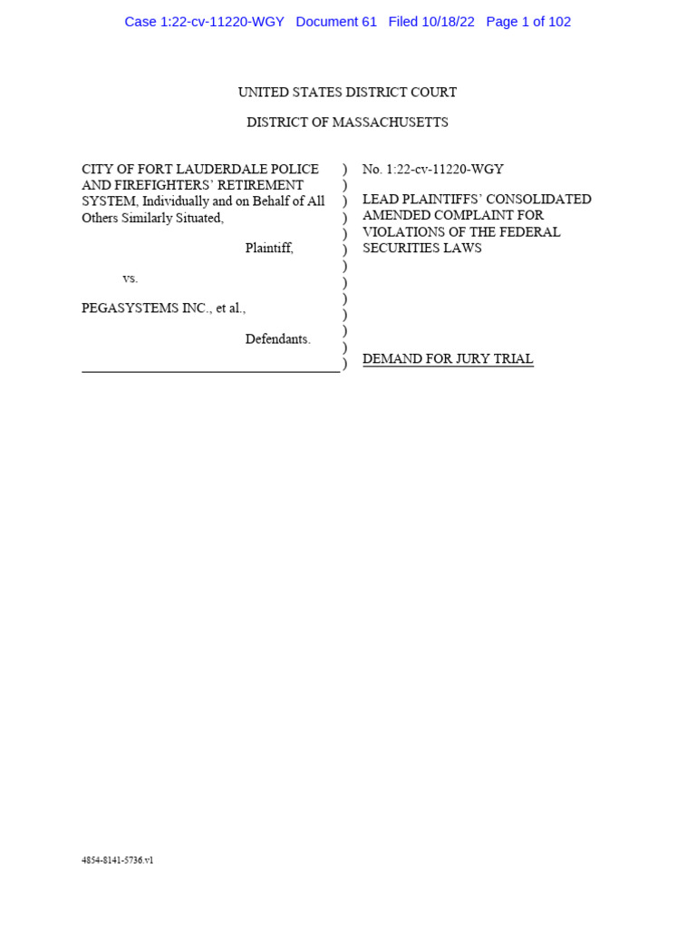 Gov Uscourts Mad 246980 61 0 | Download Free PDF | Generally Accepted Accounting Principles ...