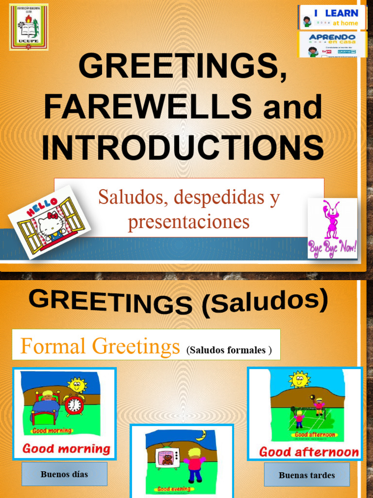 Greetings-Farewells and Introductions Ga | PDF