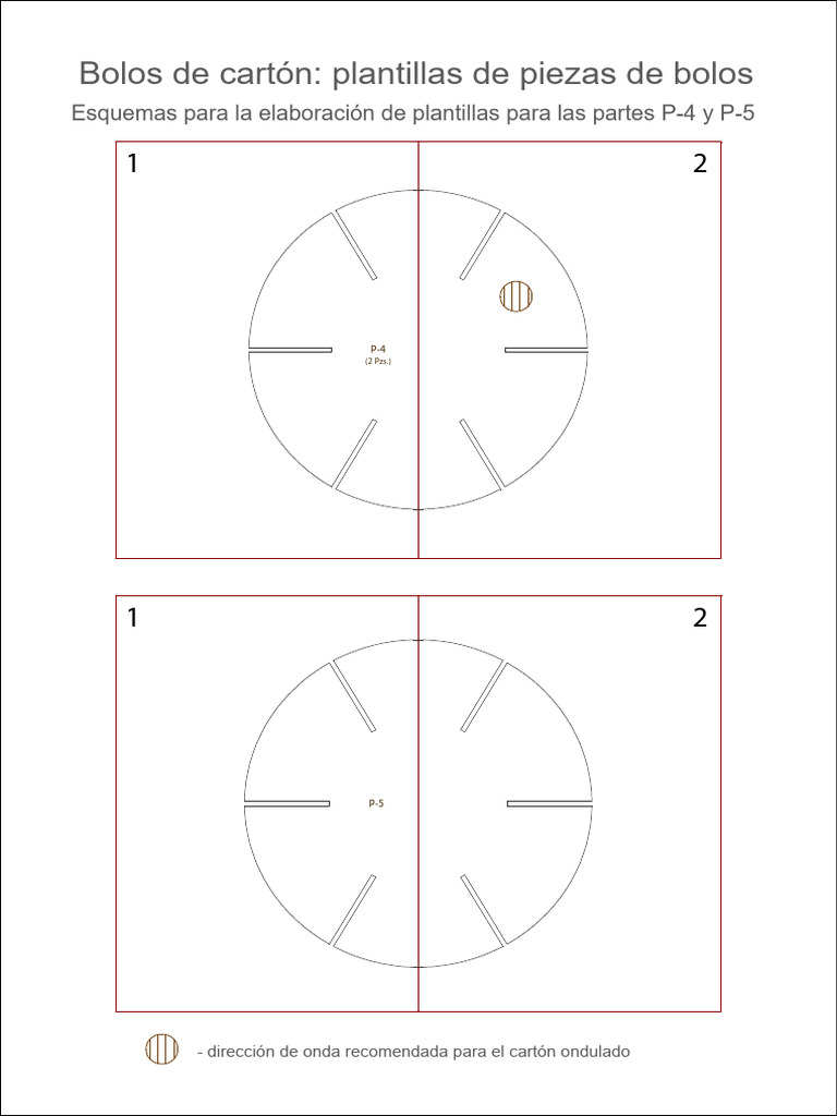 Plantilla Bolos | PDF