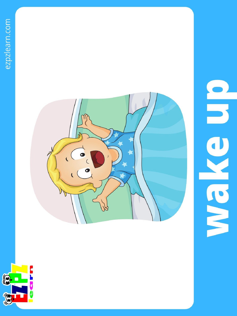 Daily Routine Flashcards With Words Use Online or PDF Download | PDF