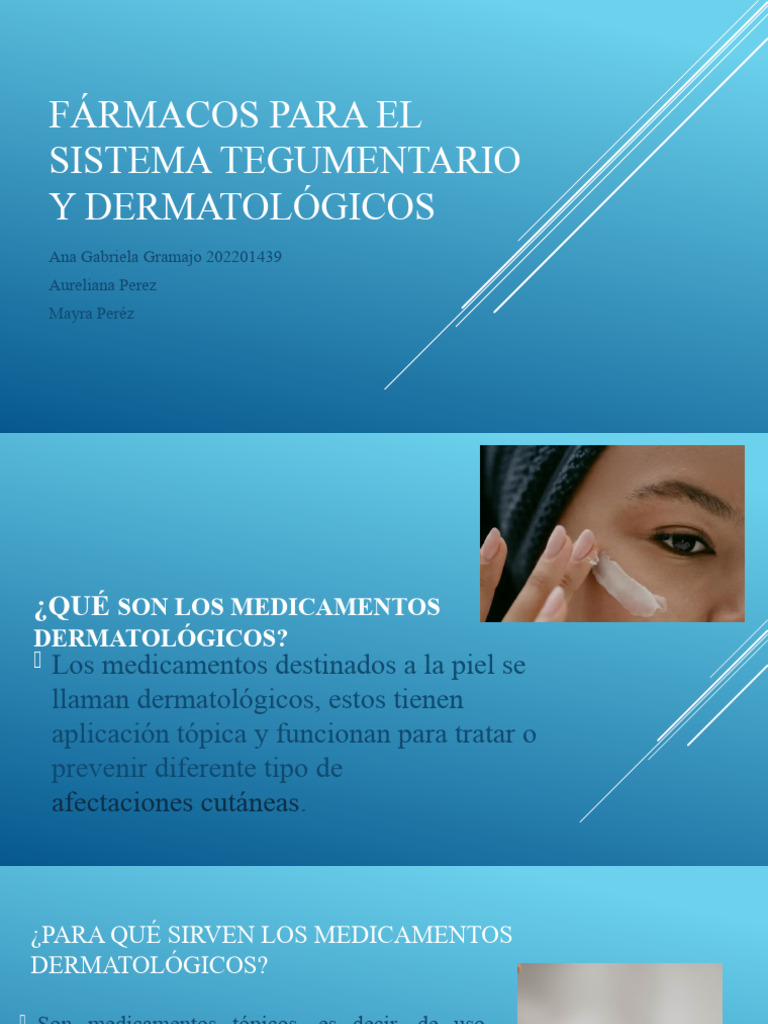 Fármacos para El Sistema Tegumentario y Dermatológicos | PDF