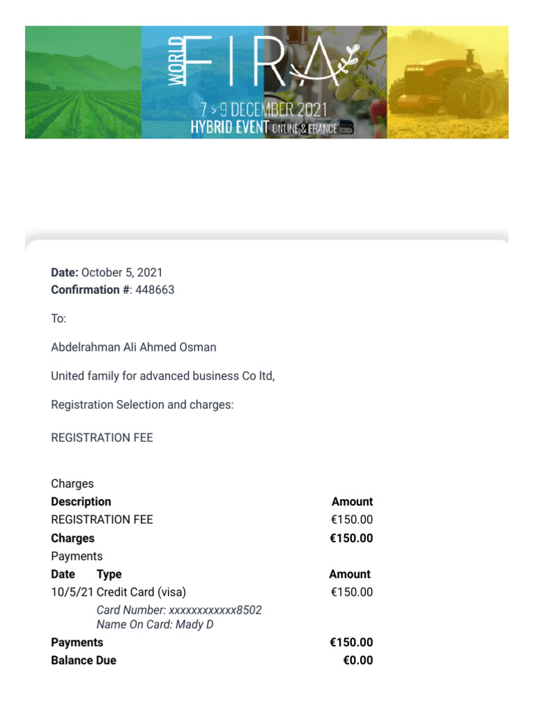 World Fira 2021 | PDF