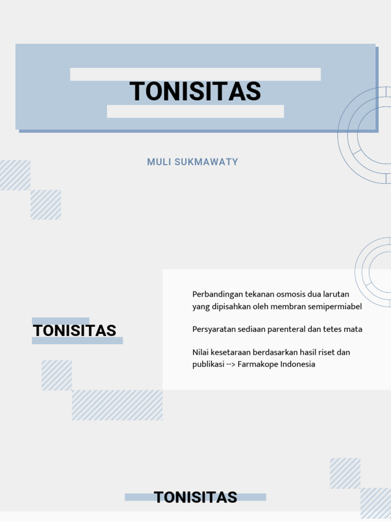 TONISITAS | PDF