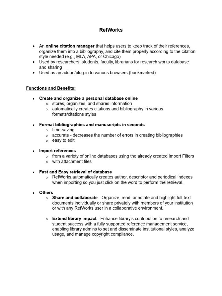 Online Citation Managers, DOI, Crossref, OrCID | PDF | Digital Object Identifier | Academic Journal