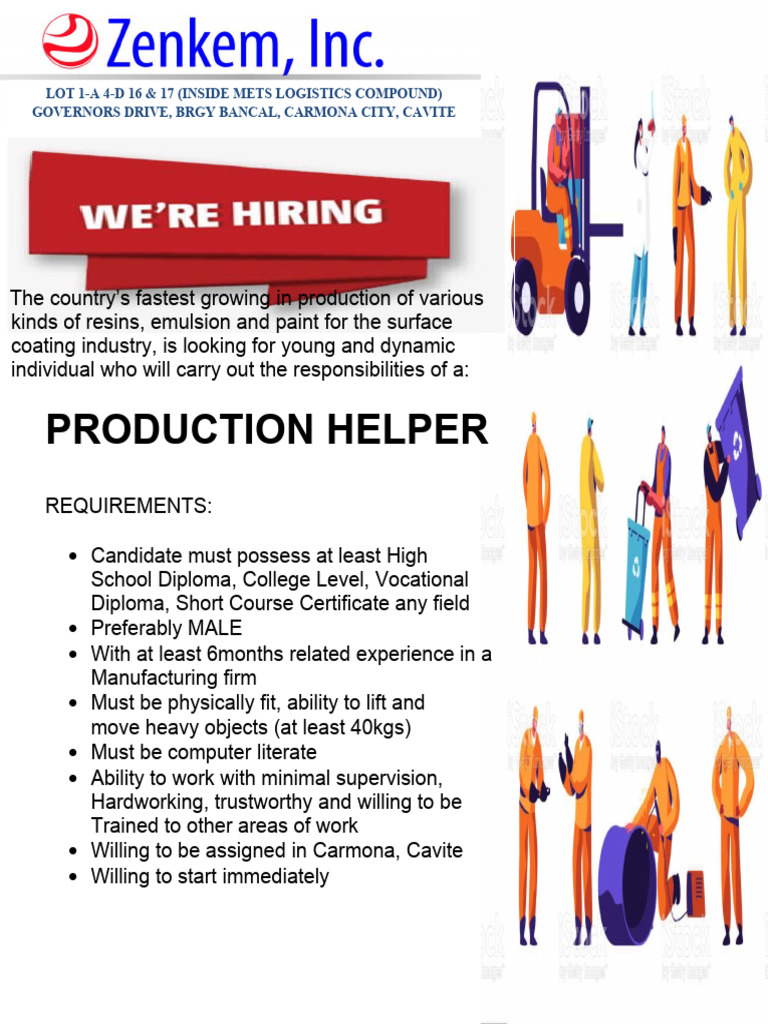 Job Posting | PDF | Engineering | Tools