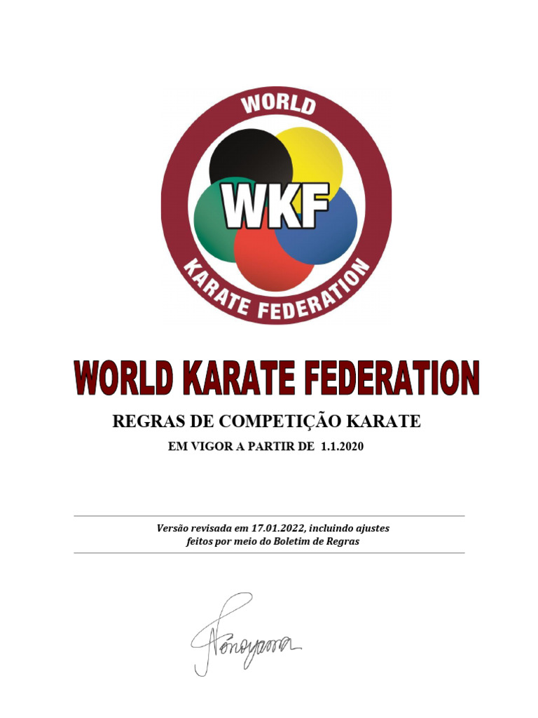 Arbitragem WKF 2022 | PDF