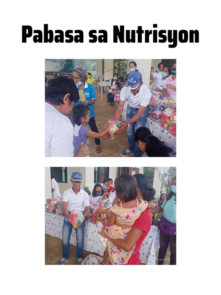 Pabasa Sa Nutrisyon | PDF
