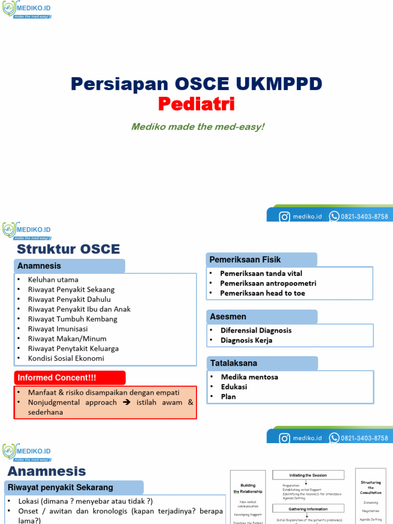 Panduan OSCE Pediatri UKMPPD | PDF | Kesehatan Holistik