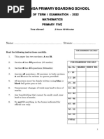 Grade 5 Mathematics Project Term 3 2024 - 051404 | PDF | Mathematics ...