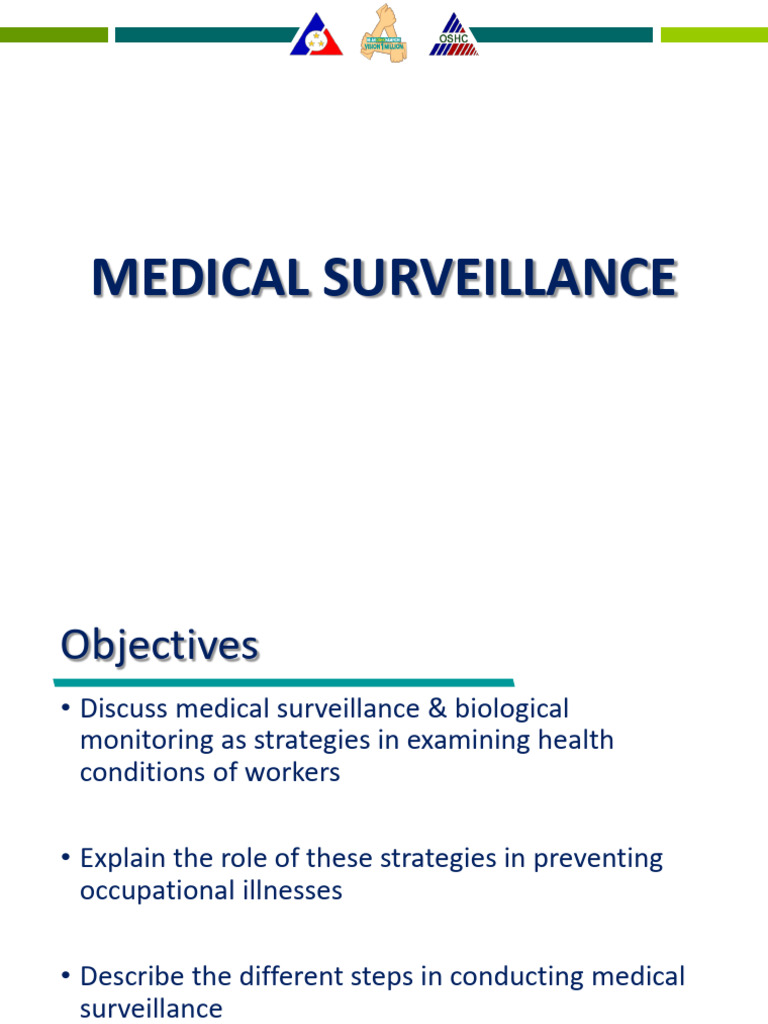 Medical Surveillance | PDF | Occupational Safety And Health | Working ...