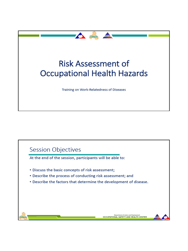 Occupational Health Risk Assessment Guide | PDF | Risk | Occupational ...