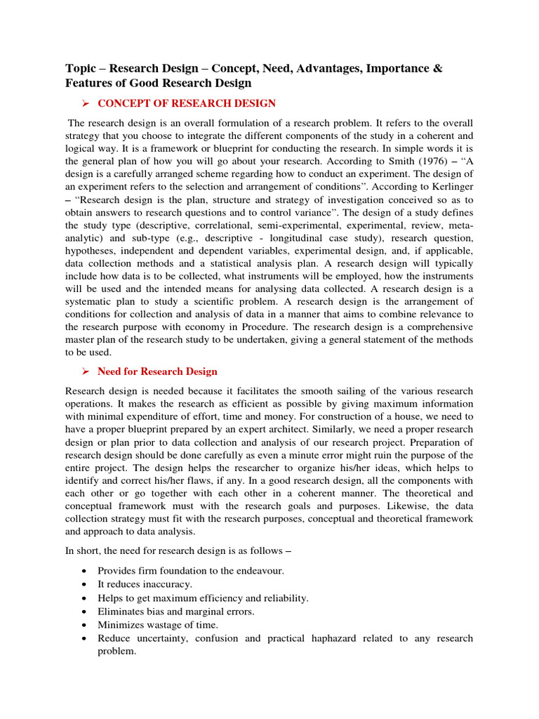 Essentials of Effective Research Design | PDF