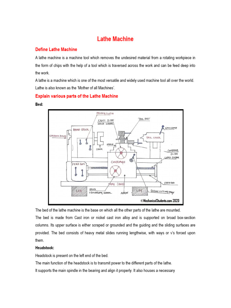Assignment No 1 | PDF | Machine Tool | Machines