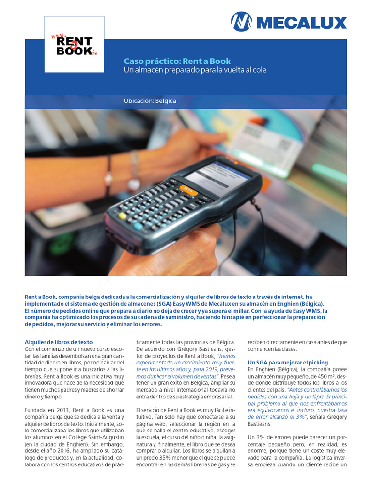 Estudio de Caso. Caso Práctico-Rent A Book | PDF | Software | Procesos ...
