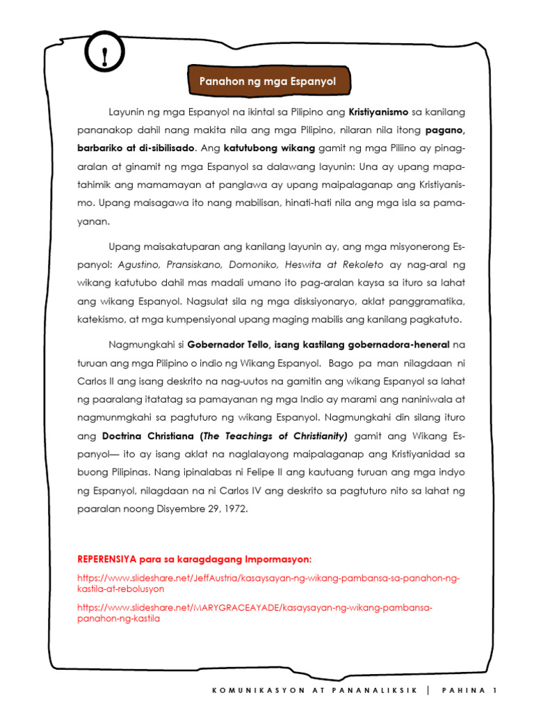 Panahon NG Espanyol | PDF