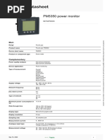 PM5350 Power Monitor Datasheet | PDF | Ac Power | Power (Physics)