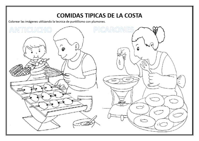 Comidas Tipicas de La Costa | PDF