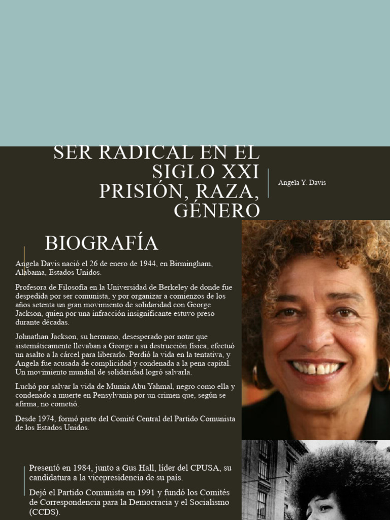 Angela Davis | PDF | Feminismo | Estudios de género
