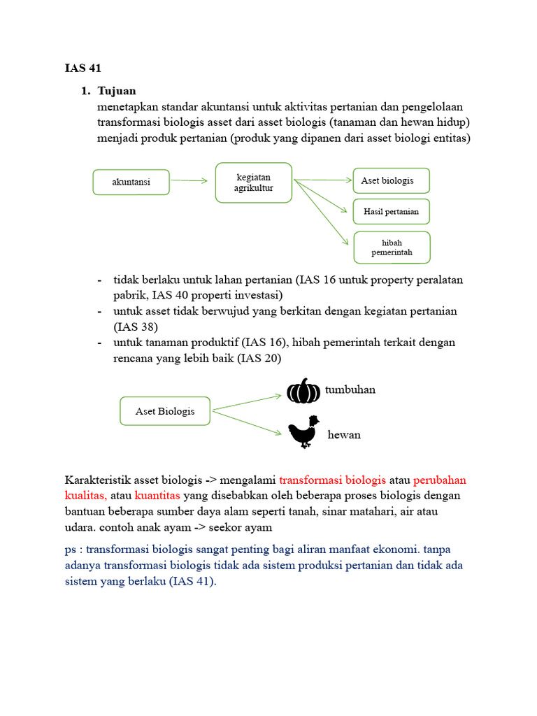 Rangkuman IAS 41 | PDF