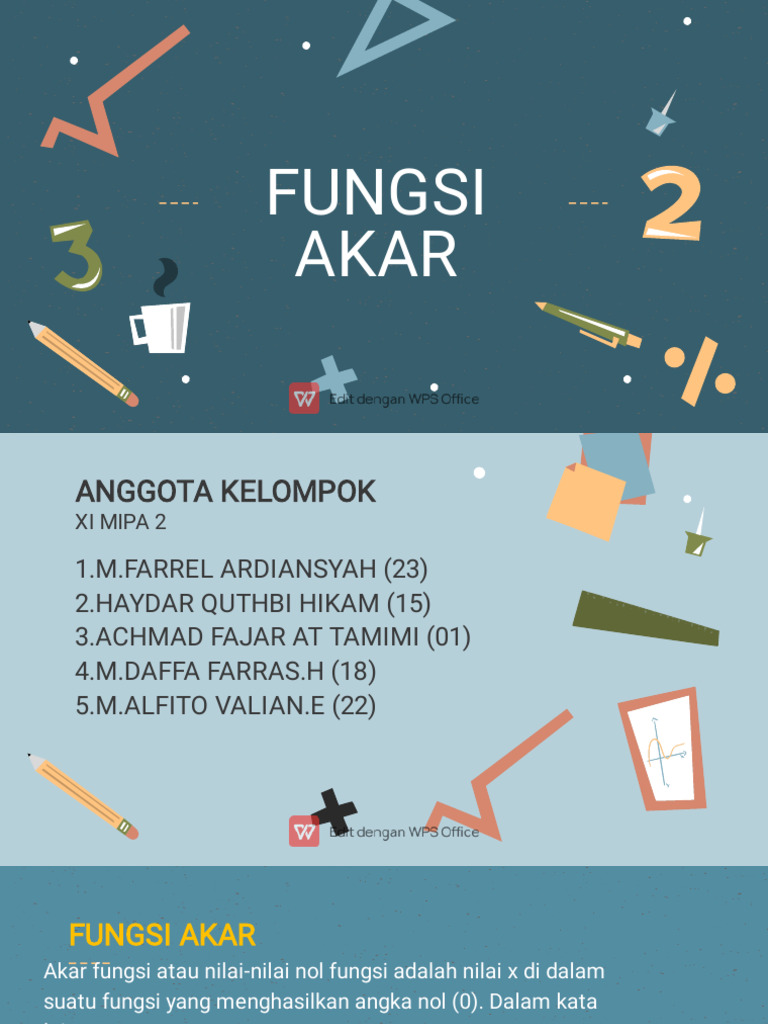 K8-Fungsi Akar | PDF | Metode & Bahan Ajar