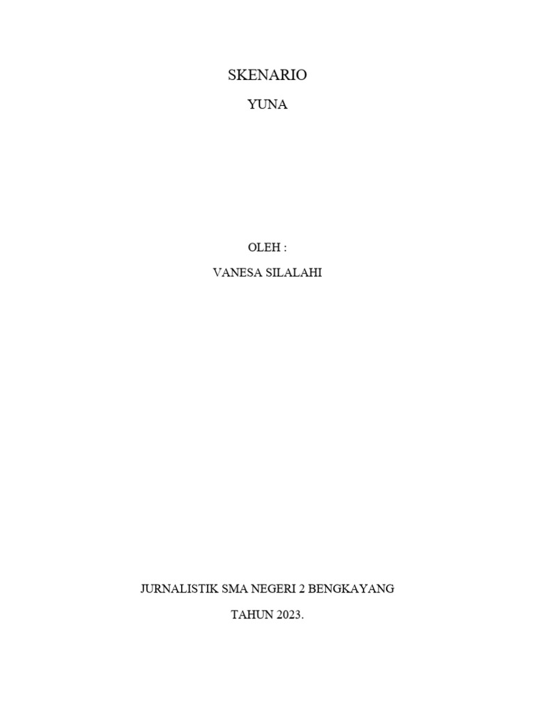 Skenario Yuna | PDF