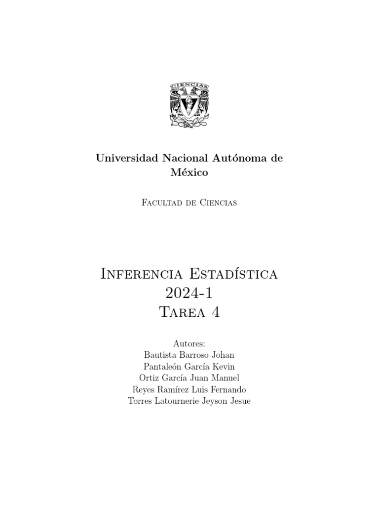 Cota Inferior de Cramer Rao y Estimadores de σ² | PDF | Diferencia ...