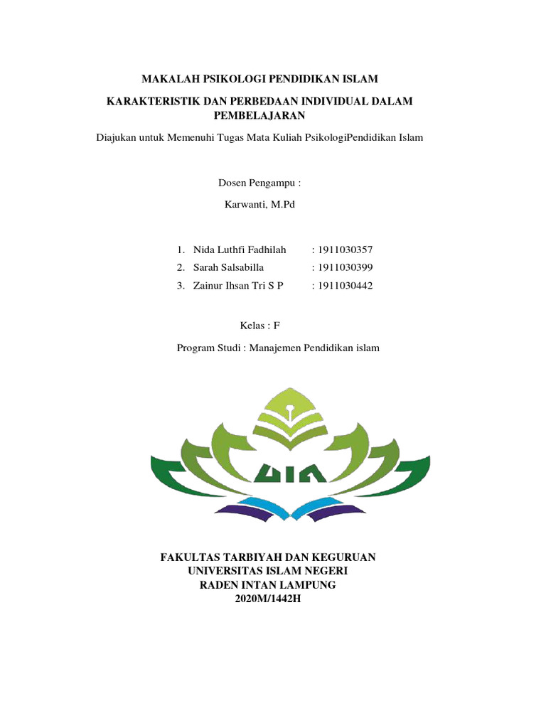 Psikologi Pendidikan K6 | PDF