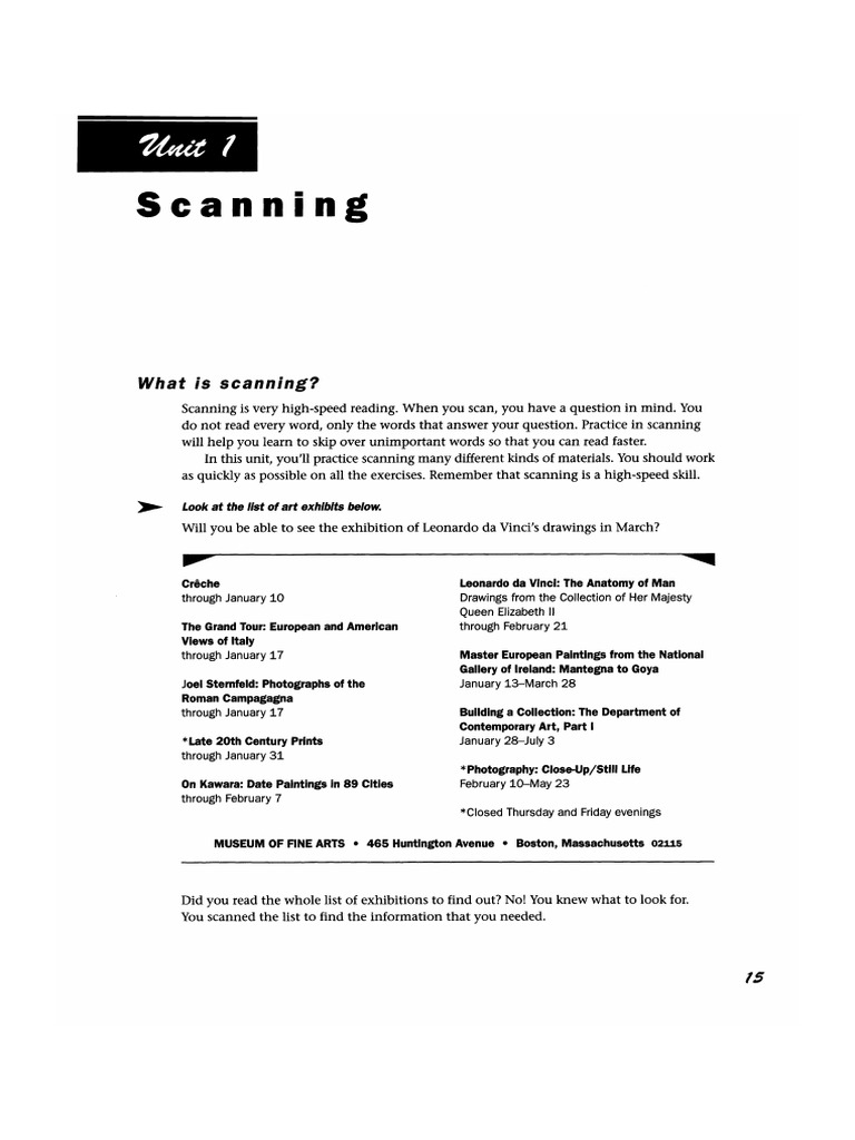 Reading Power Unit 1 | PDF
