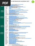 DOH Calendar of Activities | PDF | Cancer | Health Care