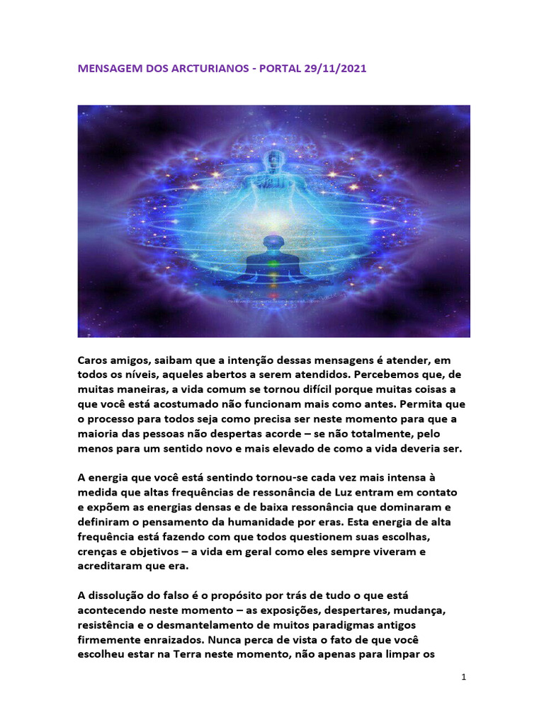 Portal MSG Dos Arcturianos | PDF