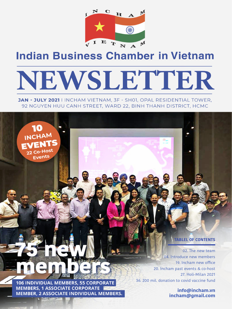 Incham Vietnam Newsletter: New Members 2021 | PDF | Ho Chi Minh City ...