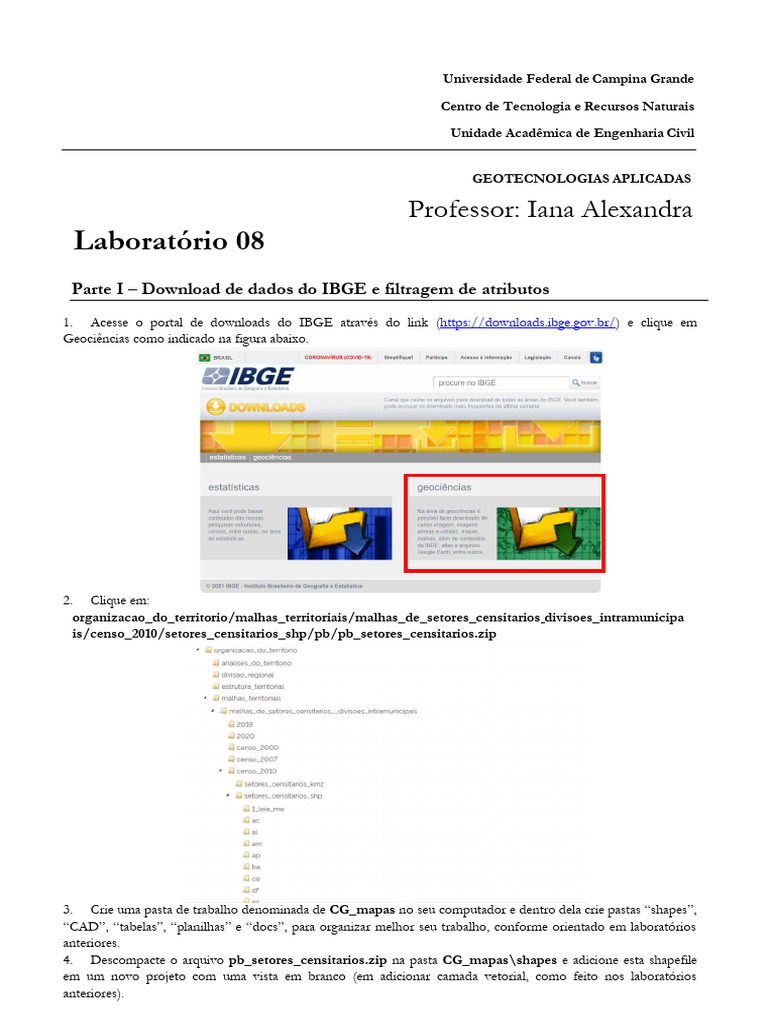 QGIS3.28_Lab08 - Revisado | PDF | Informática